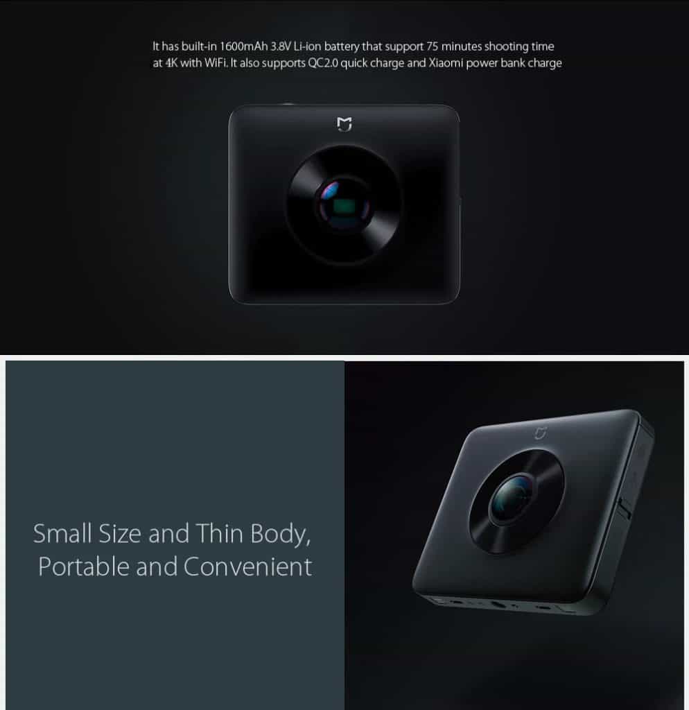Xiaomi Mi Sphere Camera 4K Panorama Action Camera (Black) - OhMyMi ...