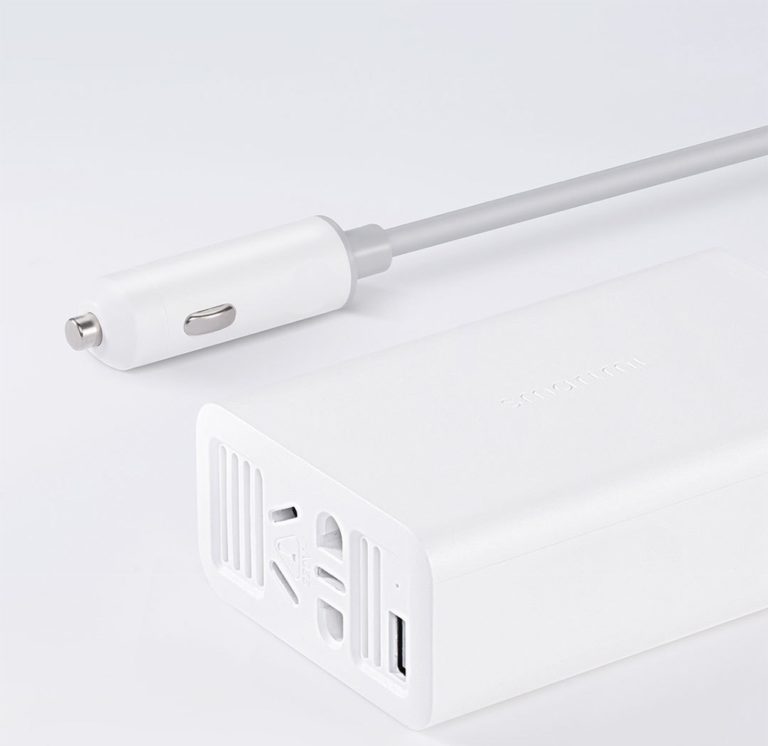 Smartmi Car Inverter White - OhMyMi Malaysia - Xiaomi Roborock Amazfit Mi